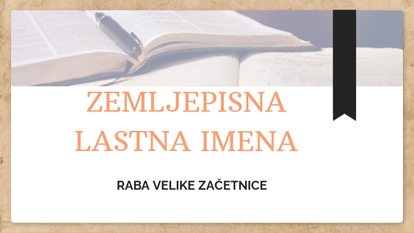 Lastna imena bitij copy | Genially