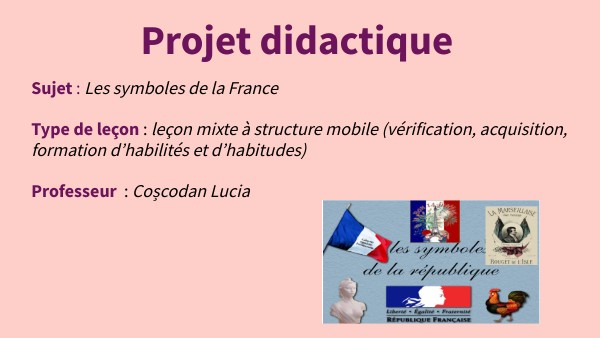 Les symboles de la France | Genially