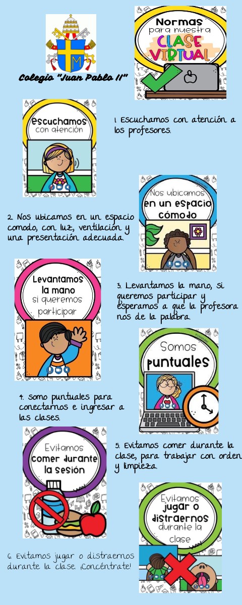 Reglas de clase virtual | Genially