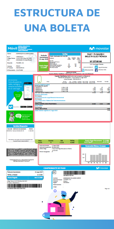 ESTRUCTURA DE UNA BOLETA | Genially