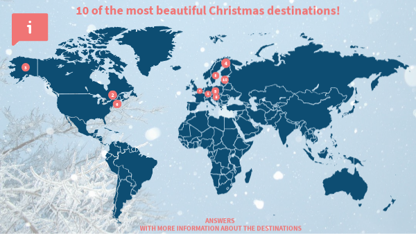 TOP 10 Xmas destinations | Genially