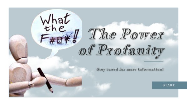 Profanity Persuasive Speech Visual Aids | Genially