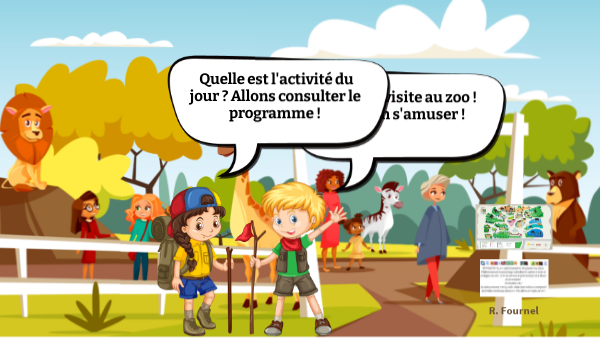 Visite au ZOO 3e | Genially