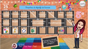 Classe virtuelle 5e Mme Fournel | Genially
