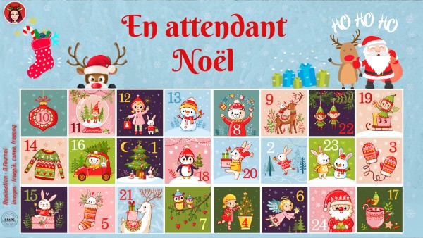 Mon calendrier de l'avent 5e | Genially