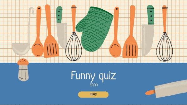 Funny food quiz
