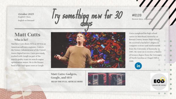 Try something new for 30 days- intermediate | Genially