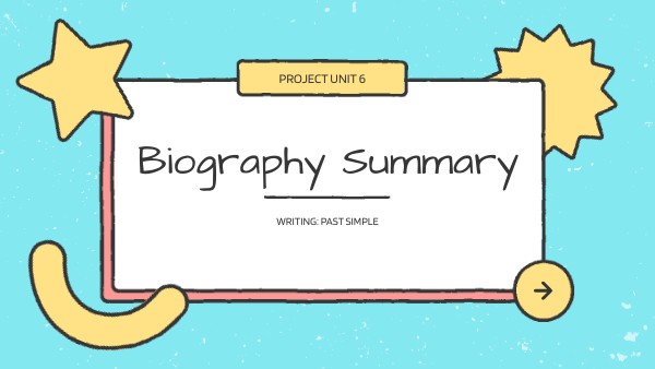 PROJECT BIOGRAPHY SUMMARY