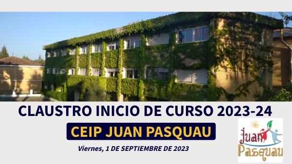 Claustro inicio curso 23-24 | Genially