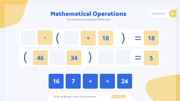 MATHEMATICAL OPERATIONS | Genially