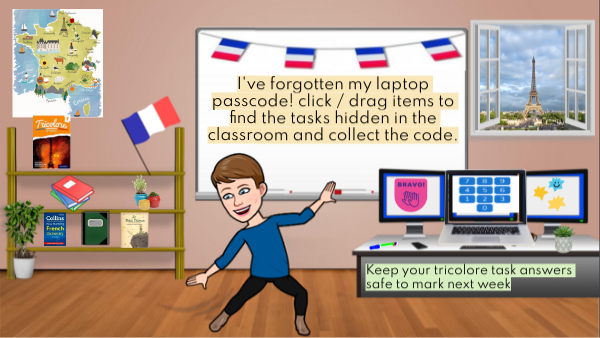 P7 Miss Hunter's classroom escape | Genially