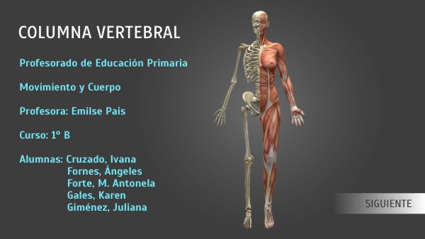 COLUMNA VERTEBRAL | Genially