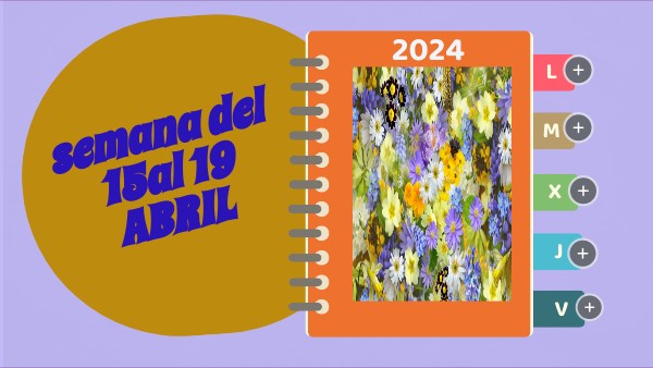 PROGRAMACIÓN 15-19 ABRIL. | Genially