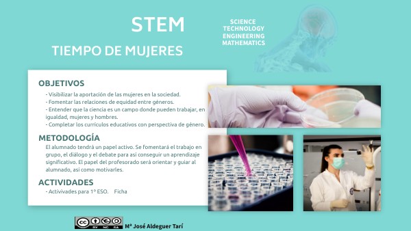 STEM, TIEMPO DE MUJERES | Genially