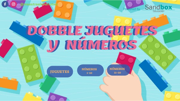 DOBBLE TOYS AND NUMBERS