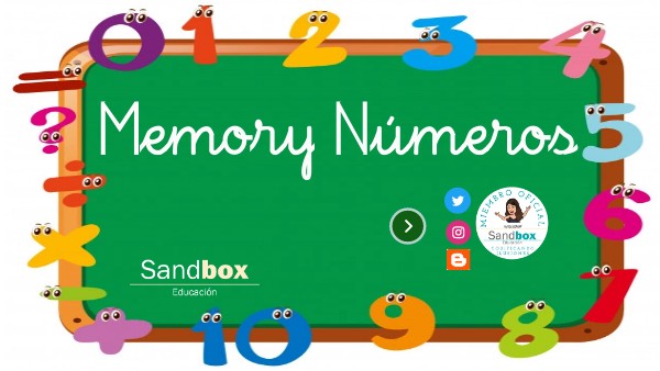 Memory Números hasta el 6. @nsuamar