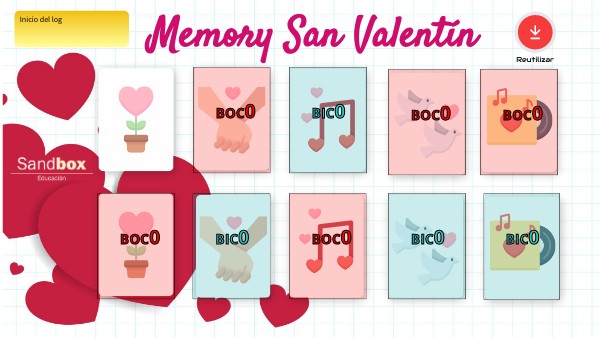 Memory San Valentín.@nsuamar | Genially