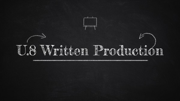 U.8 Written Production | Genially