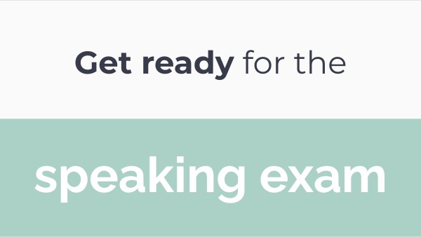 final speaking exam | Genially