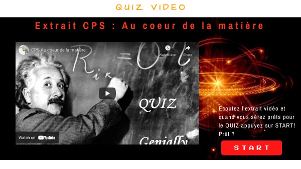 QUIZ La matière | Genially