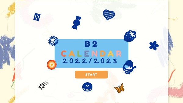 CALENDAR 22/23 - B2 🟣