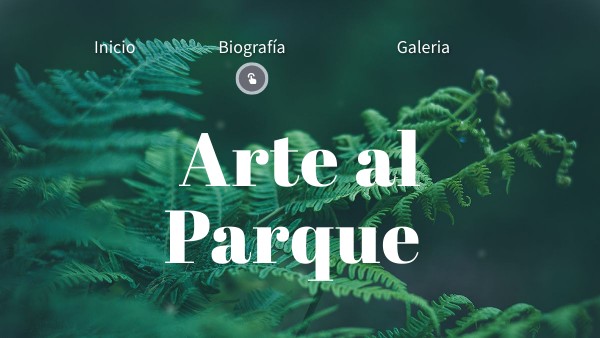 Arte al parque | Genially