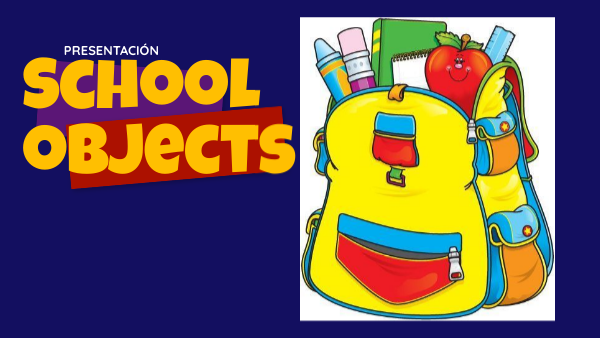 School objects and numbers | Genially