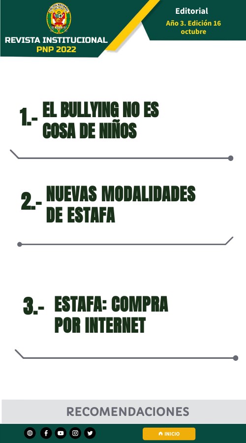 3 RECOMENDACIONES | Genially