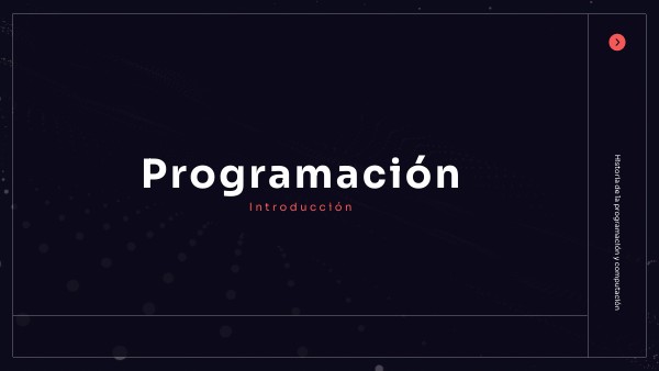 Presentación inicial programación | Genially