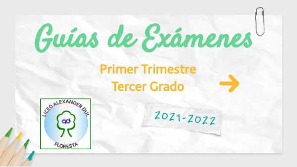 Guías de Examen Tercer Grado