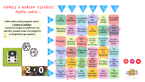 ¡Vamos a hablar español! | Genially