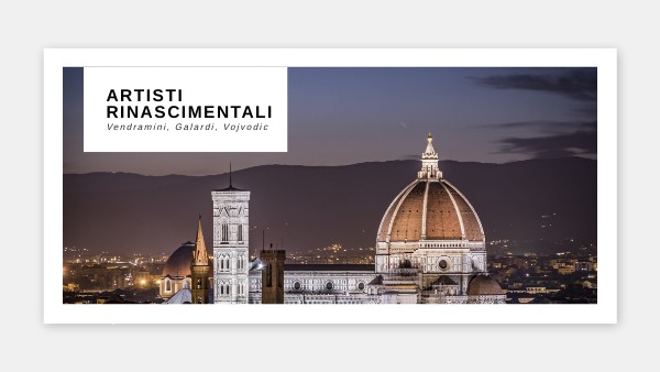 artisti rinascimentali