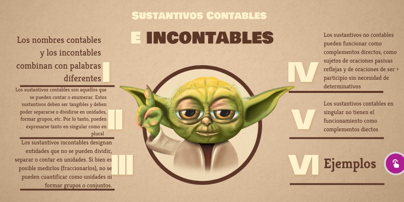 SUSTANTIVOS CONTALES E INCONTABLES | Genially