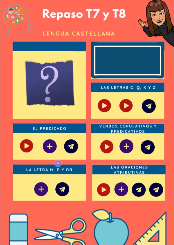 Repaso T7 y T8 6è | Genially