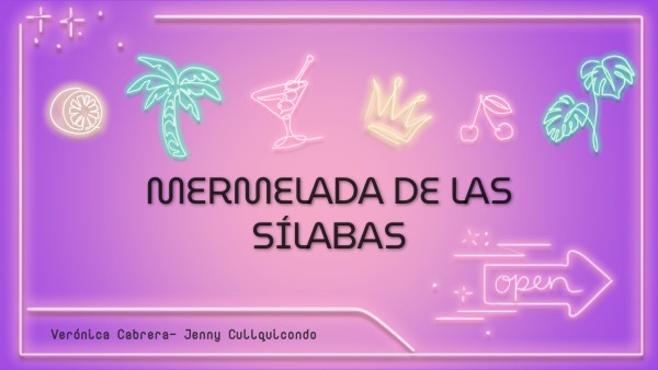 Mermelada de sílabas | Genially