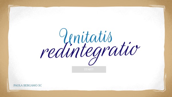 UNITATIS REDINTEGRATIO | Genially