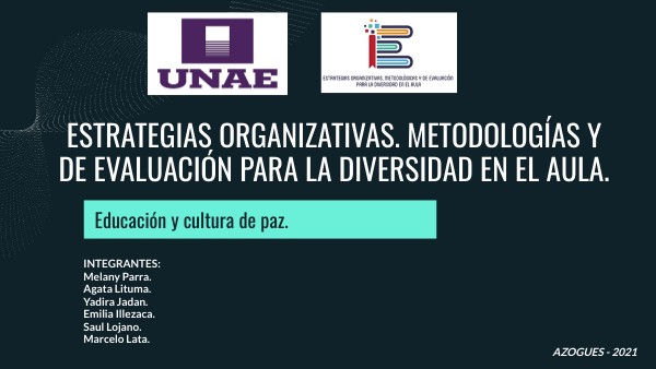 Educación y cultura de paz