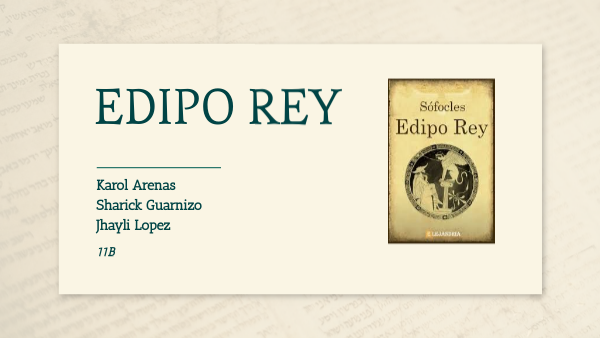 Edipo rey