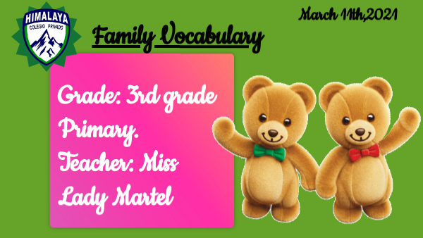 My family(3rd grade)