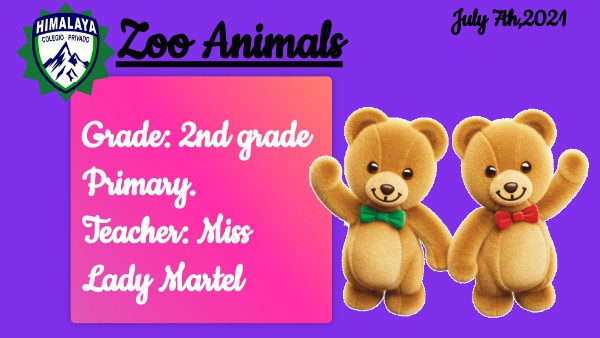 Zoo Animals | Genially