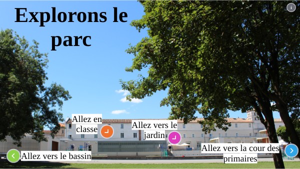 Explorons le parc! | Genially