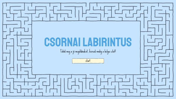 CSORNA LABYRINTH QUIZ | Genially