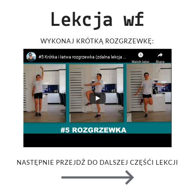 Lekcja wf - "wybierz opcję" | Genially