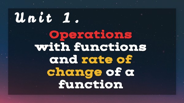 Operations with functions 9° | Genially