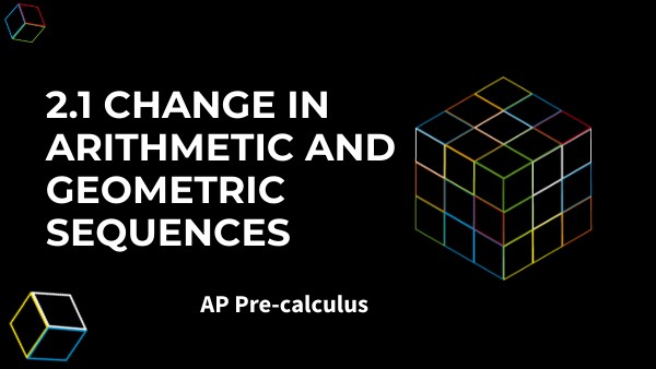 Arithmetic and geometric sequences