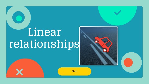 Linear relationships-glossary check