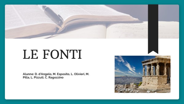 Le fonti (il metodo stemmatico) | Genially