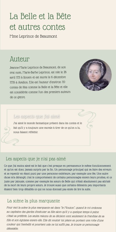 La belle et la bête | Genially