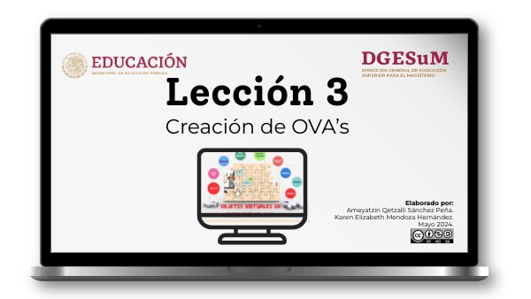 Lección 3. Creación de OVA's. | Genially