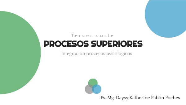 Integración procesos psicológicos | Genially